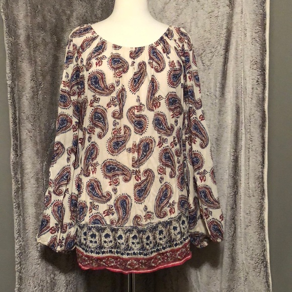 Chaps | Tops | Beautiful Paisley Pattered Blouse | Poshmark